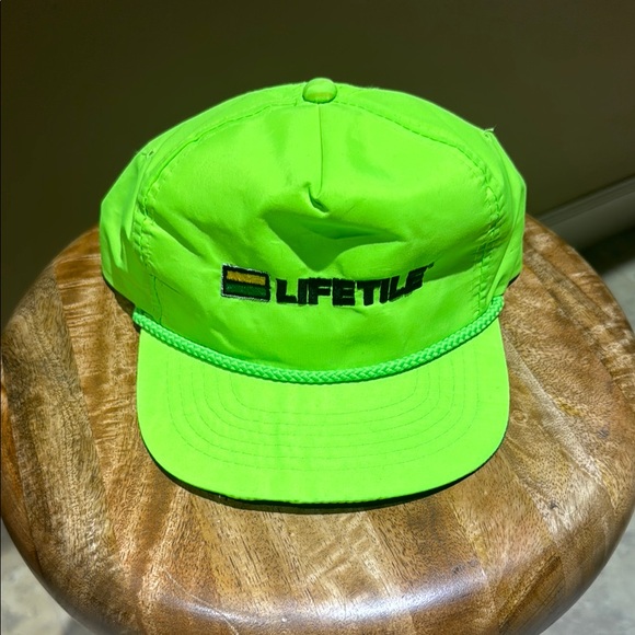 Accessories | Vintage Lifetile Neon Green Rope Hat | Poshmark